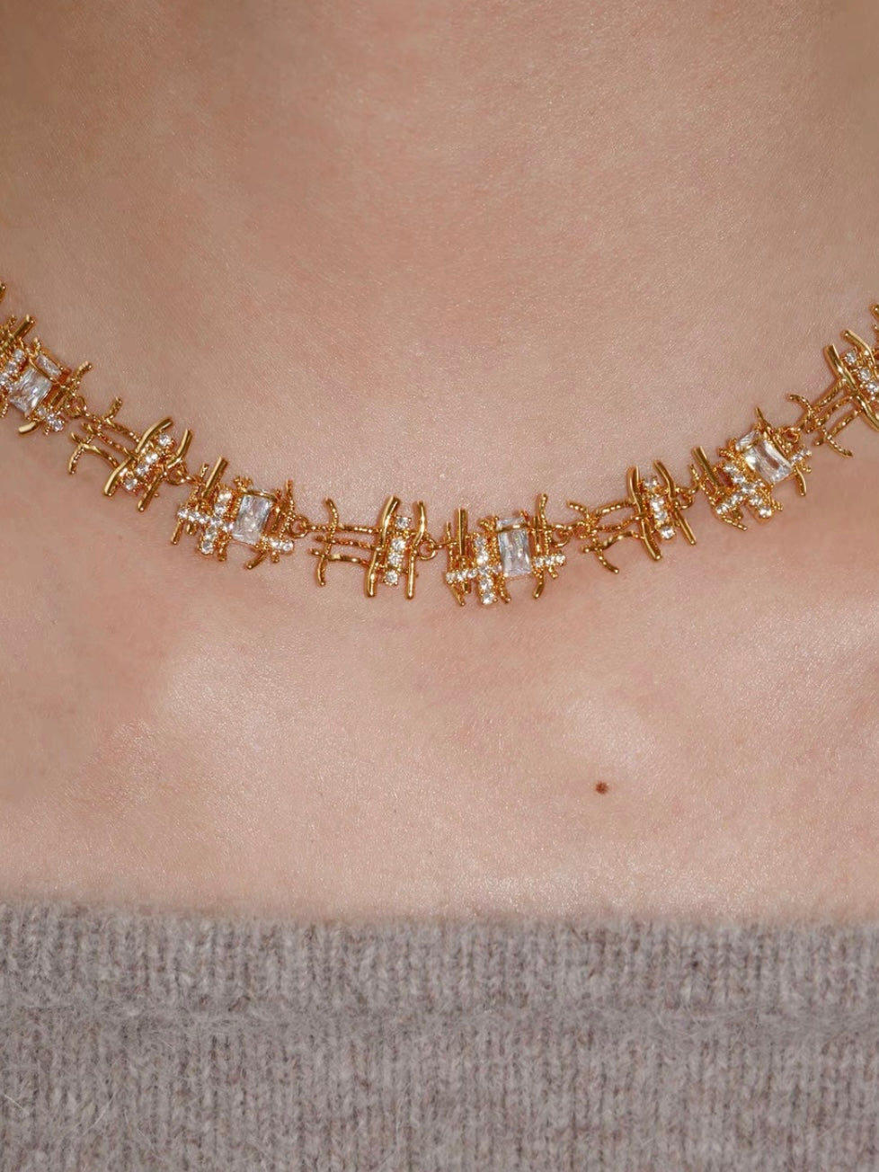 Tess Necklace Set | 24k Gold Plated – Mareasia